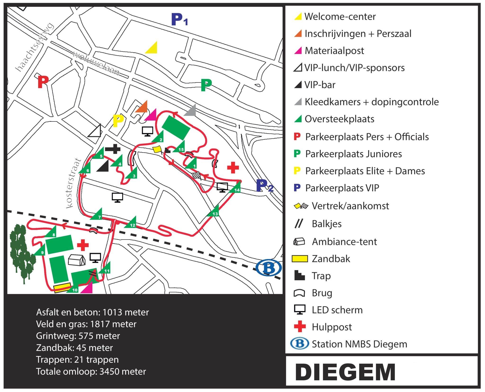 Parcours - Diegem Cross