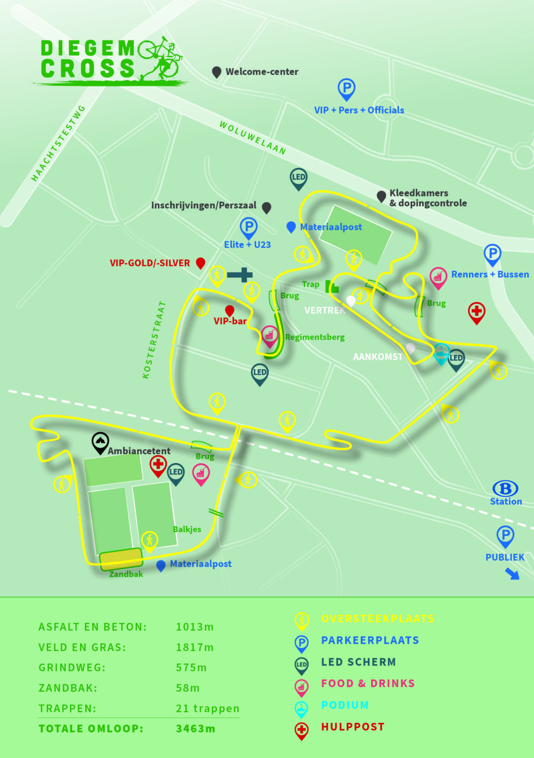 Parcours - Diegem Cross